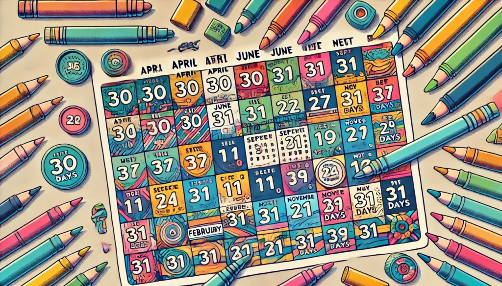 Hoeveel maanden hebben precies 30 dagen?